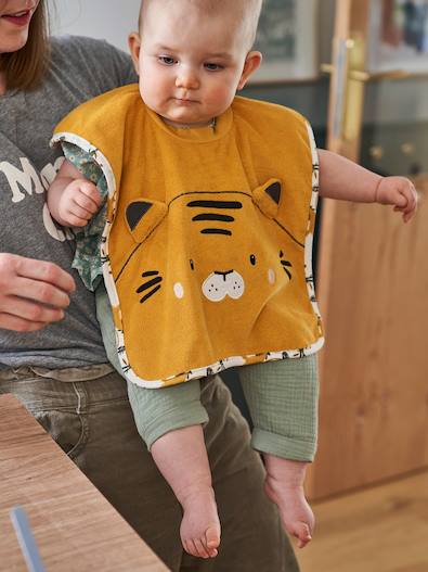 Large Bib - dark yellow, Nursery | Vertbaudet