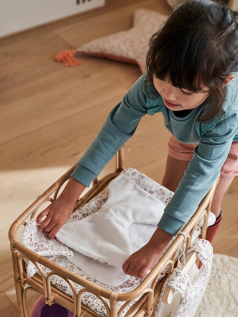 Doll Changing Bag in Cotton Gauze - multi, Toys | Vertbaudet