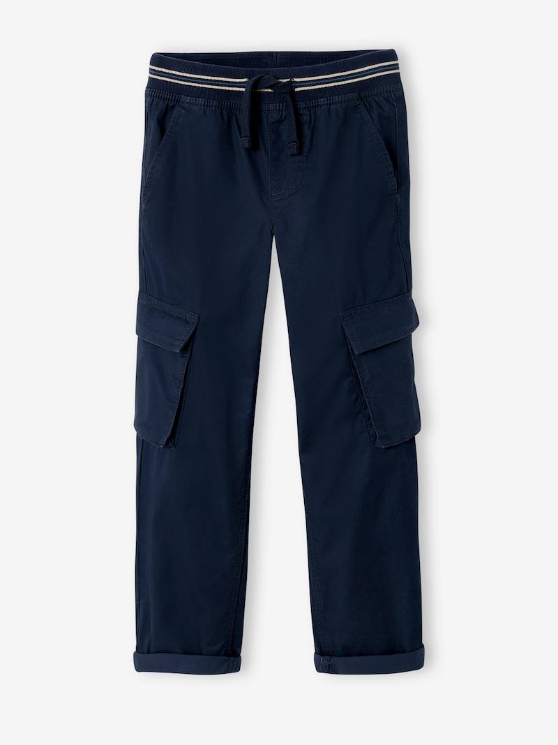 Straight-leg cargo trousers for boys with a slim hip fit, MorphologiK ...