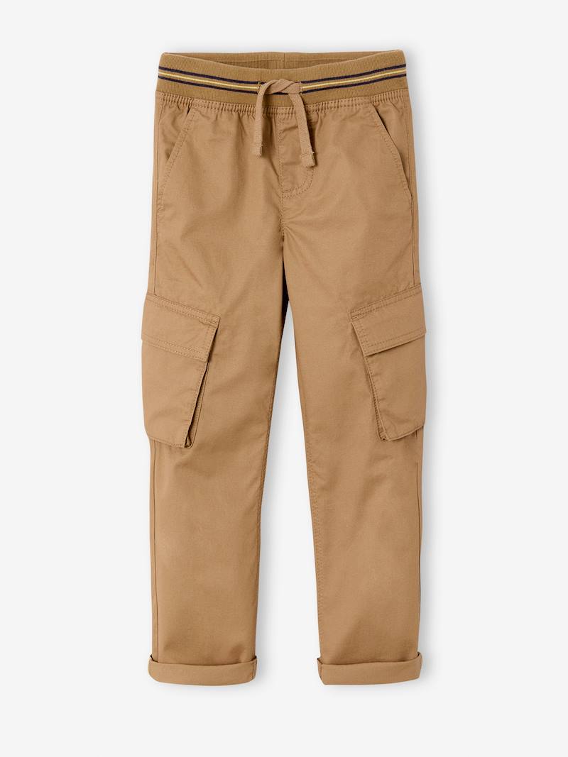 Straight-leg cargo trousers for boys with a slim hip fit, MorphologiK ...