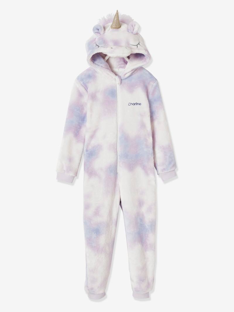 Unicorn Onesie - purple, Girls | Vertbaudet